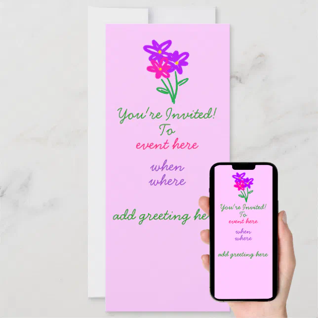 Spring Fling Invitation | Zazzle