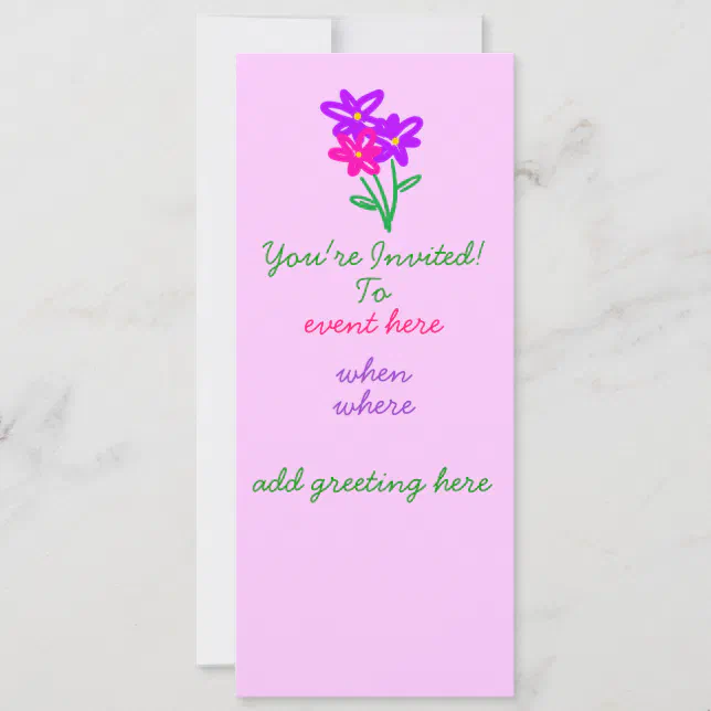 Spring Fling Invitation | Zazzle