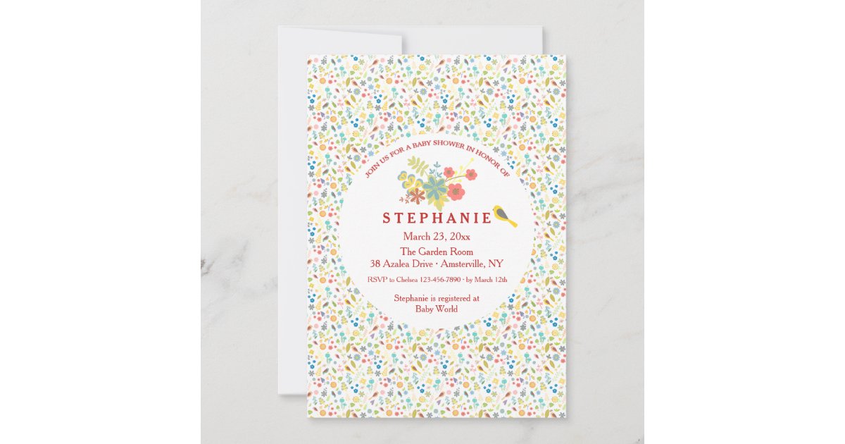Spring Fling Invitation | Zazzle