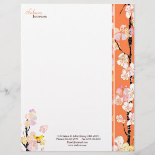 Spring Letterhead