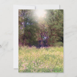 Spring Floral Enchanted Forest Trees Wedding Woods Invitation | Zazzle