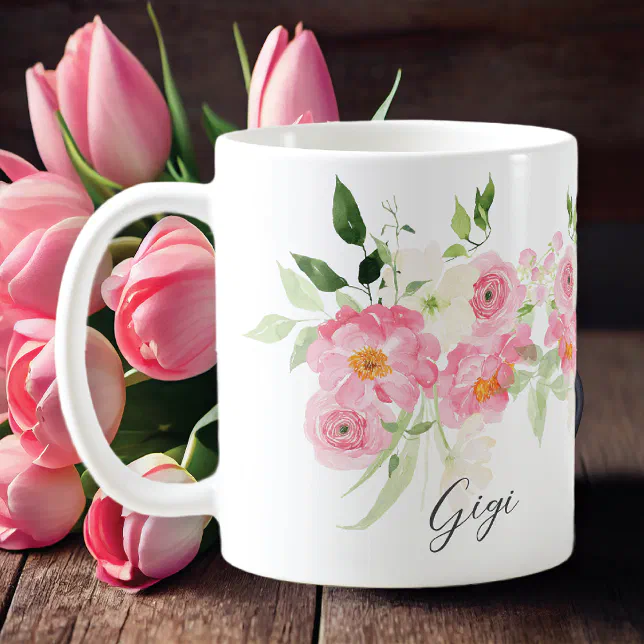 Spring Floral Gigi Coffee Mug | Zazzle