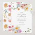 Spring Floral Wedding Invitation | Zazzle