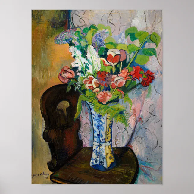 Spring Flowers, 1928 by Suzanne Valadon Poster | Zazzle