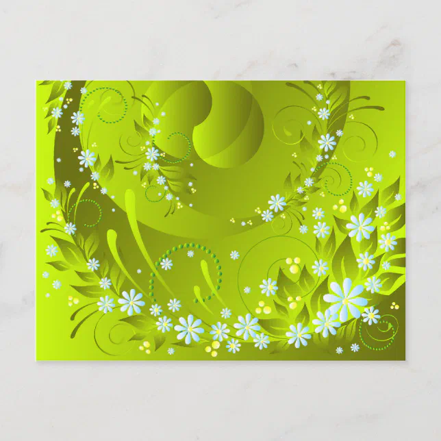 spring flowers postcard | Zazzle