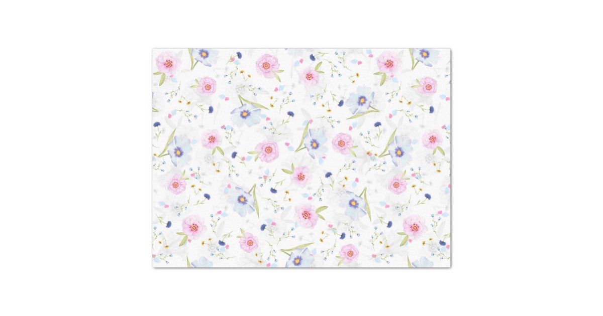 spring flowers tissue paper | Zazzle