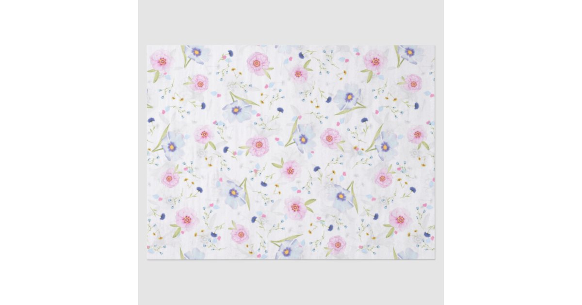 spring flowers tissue paper | Zazzle
