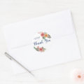 Spring Flowers Wedding Thank You Favor Label | Zazzle