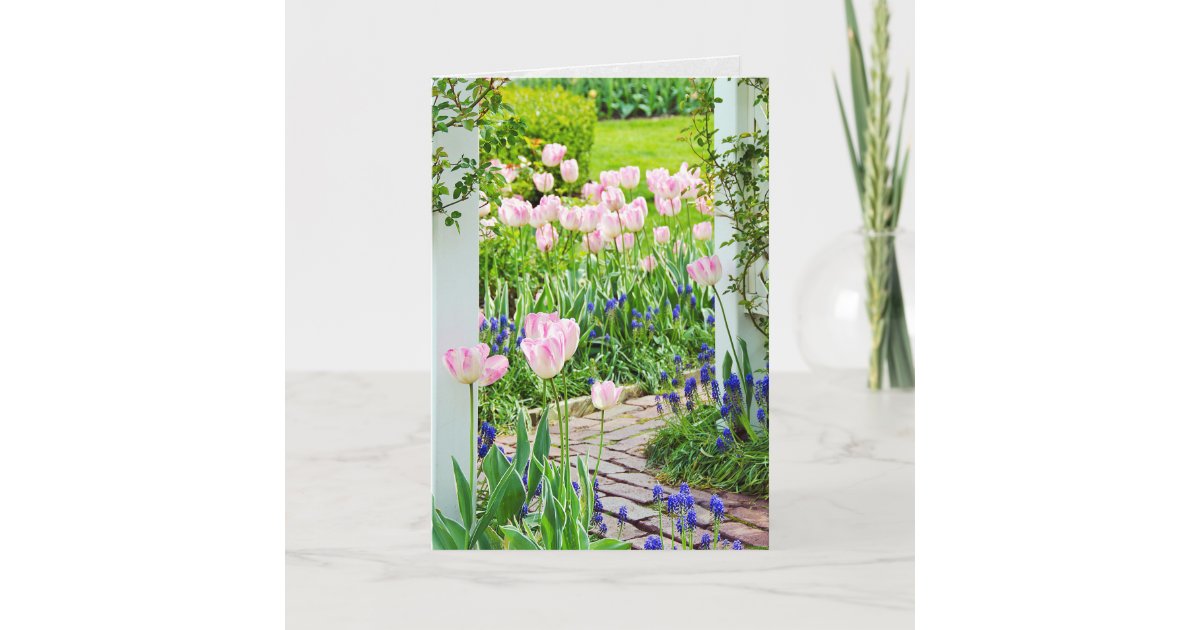 Spring Garden birthday Card | Zazzle