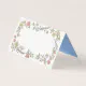 Spring Garden Party Pastel Floral Table Place Card | Zazzle
