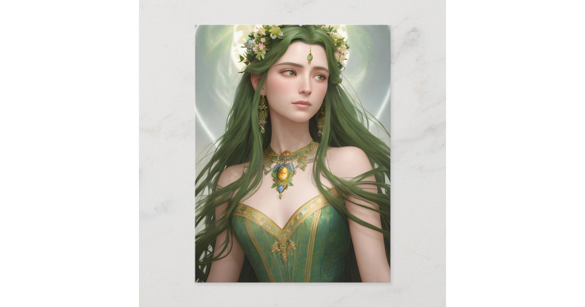 Spring Goddess Postcard | Zazzle