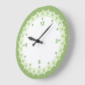 Spring Green Kitchen Wall Clock | Zazzle