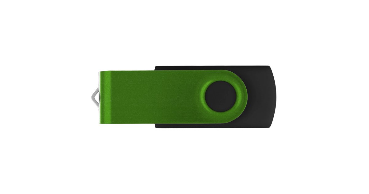 Spring Green, Simple Solid Color Flash Drive | Zazzle