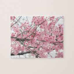 Spring Hanami Festival, Cherry Blossoms Jigsaw Puzzle | Zazzle