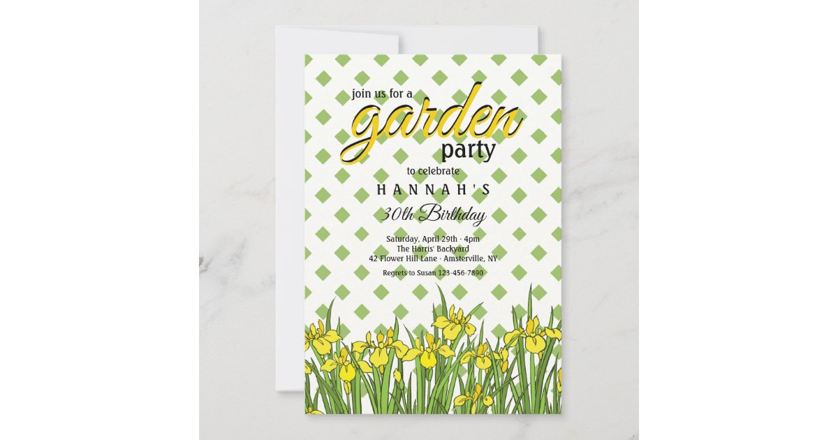 Spring Has Sprung Birthday Party Invitation | Zazzle