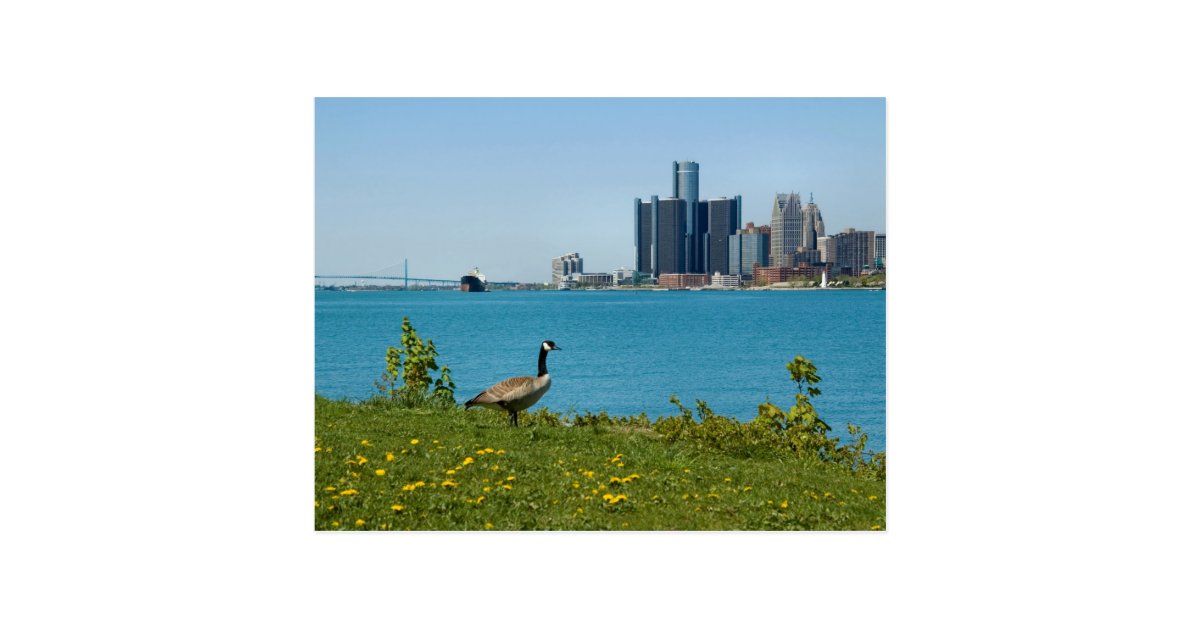 spring in detroit postcard | Zazzle.com