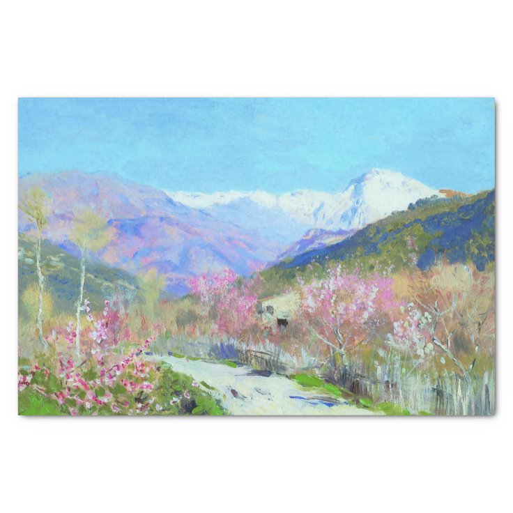 Spring in Italy by Isaac Levitan Tissue Paper | Zazzle