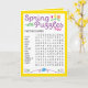 Spring Kids Puzzles Activity Card | Zazzle