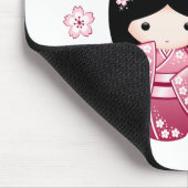 Spring Kokeshi Doll - Cute Japanese Geisha Girl Mouse Pad | Zazzle