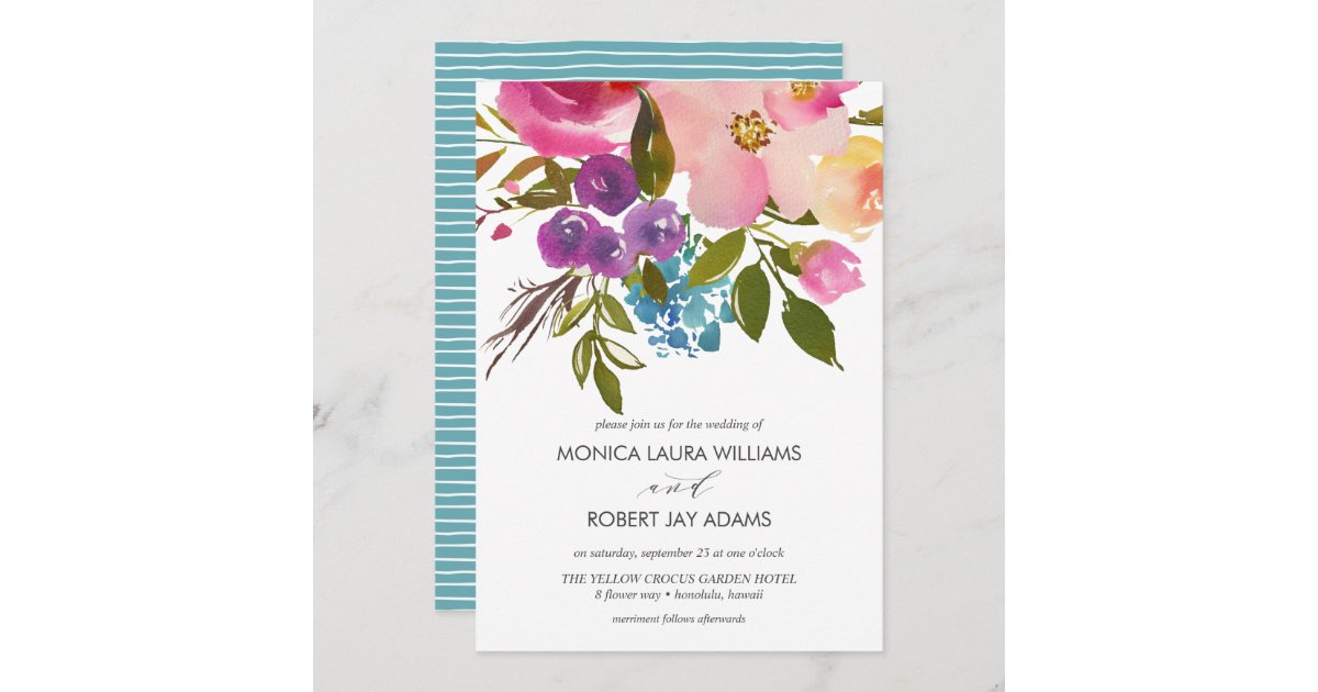 Spring Lush | Invitation | Zazzle
