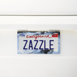 Spring Melting Snow License Plate Frame | Zazzle