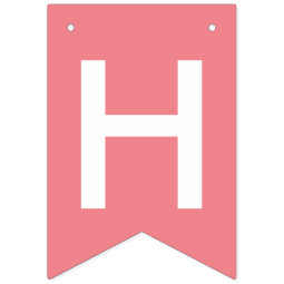 Spring Message Pastel Rainbow Happy Easter Bunting Flags | Zazzle