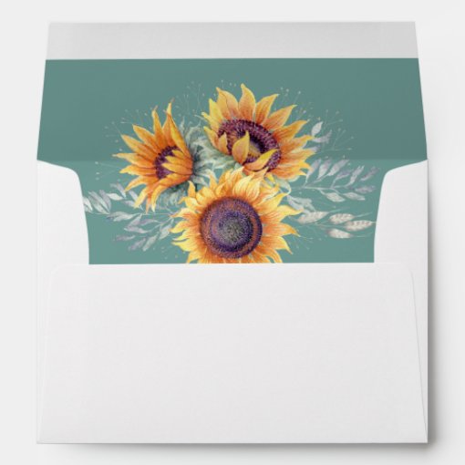 Spring Sunflower Bloom | Envelope | Zazzle