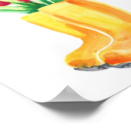 Spring tulip poster | Zazzle