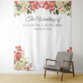 Spring wedding floral garden photo booth backdrop | Zazzle