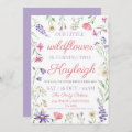 Spring Wildflower Birthday Party Invitation | Zazzle
