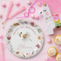 Spring Wildflower Birthday Party Paper Plates | Zazzle