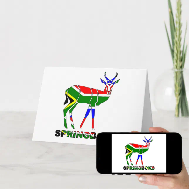 Springboks Rugby Birthday Card | Zazzle