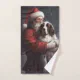 Springer Spaniel Santa Claus Festive Christmas Bath Towel Set | Zazzle