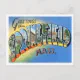 Springfield, Massachusetts Vintage Big Letters Postcard | Zazzle