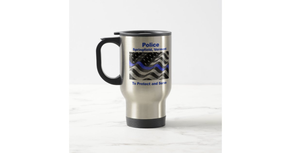 Springfield, Vermont. Police Travel Mug | Zazzle