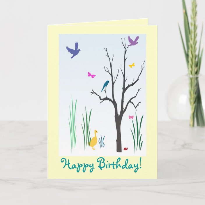 Springtime Birthday Card | Zazzle.com