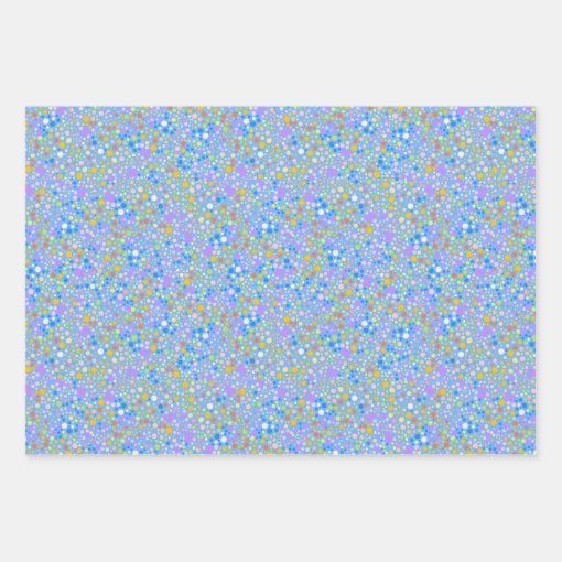 Springtime Rainbows and Dots Wrapping Paper Sheets | Zazzle