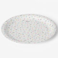 Sprinkle Party Plates (White) | Zazzle