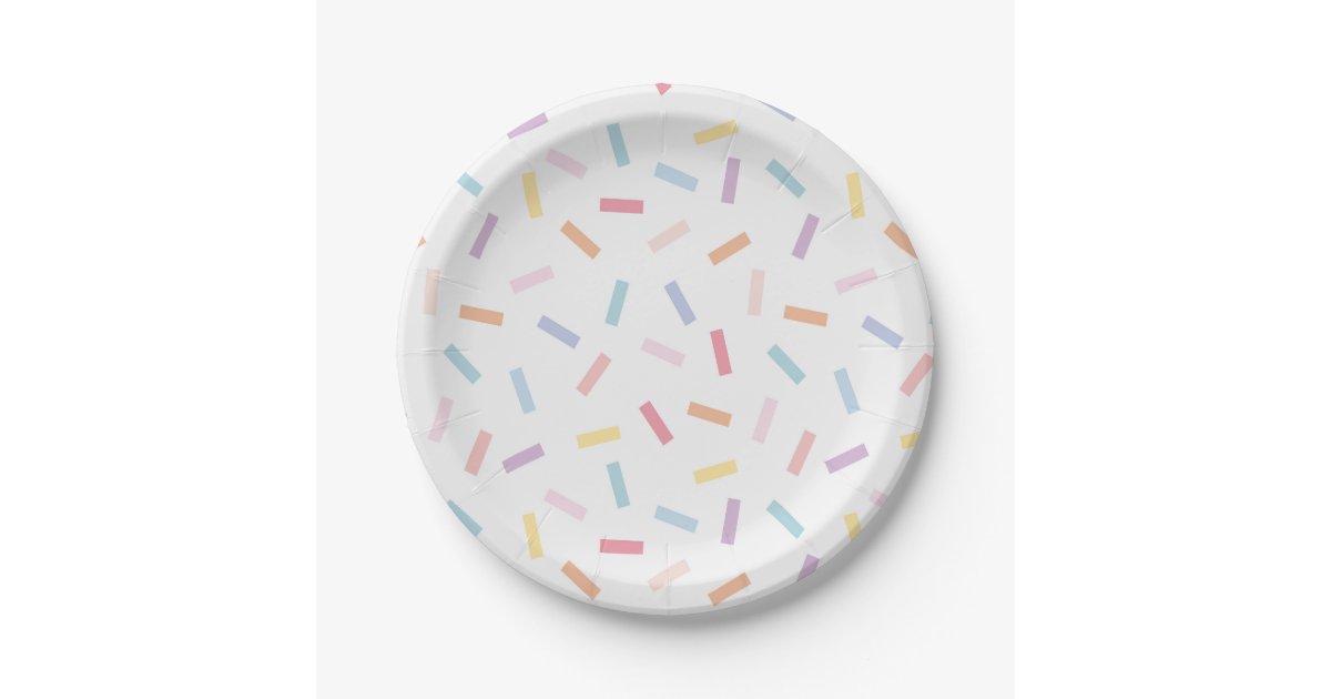 Sprinkles Baby Sprinkle Paper Plates | Zazzle