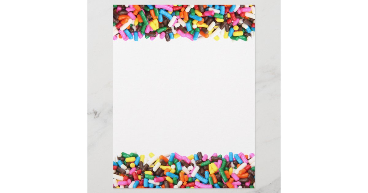 Sprinkles Filled Flyers | Zazzle