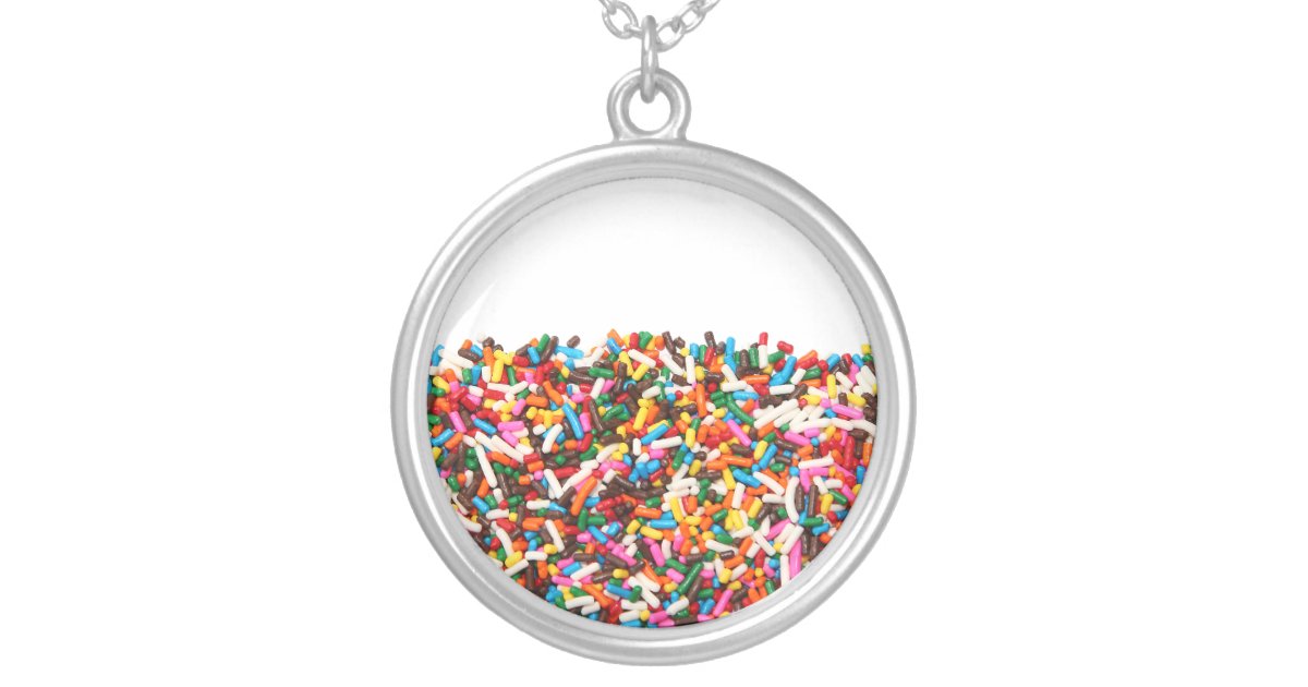 Sprinkles-Filled Necklace | Zazzle