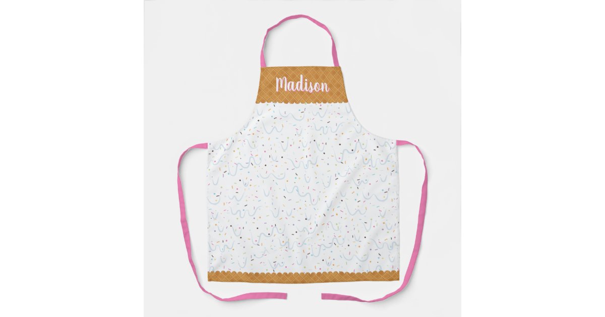 Sprinkles Ice Cream Apron | Zazzle
