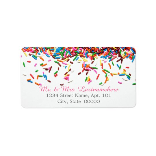 Sprinkles Labels | Zazzle.com