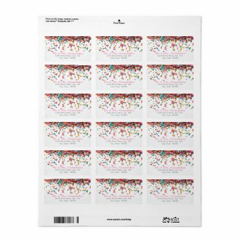 Sprinkles Labels | Zazzle