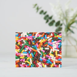 Sprinkles Postcard | Zazzle