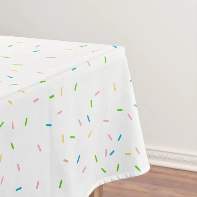 Sprinkles Tablecloth | Zazzle