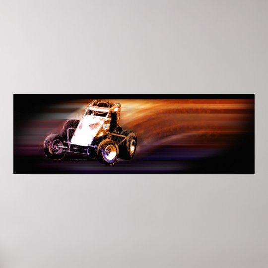 Sprint Car poster | Zazzle.com