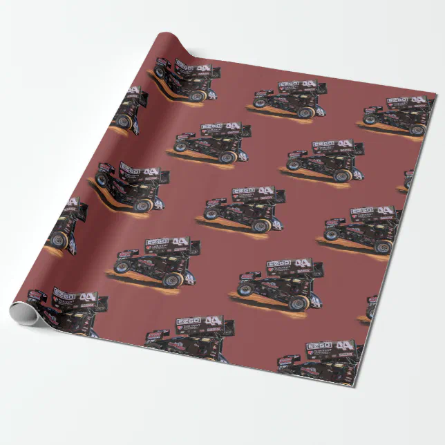 Sprint Race Car Wrapping Paper | Zazzle