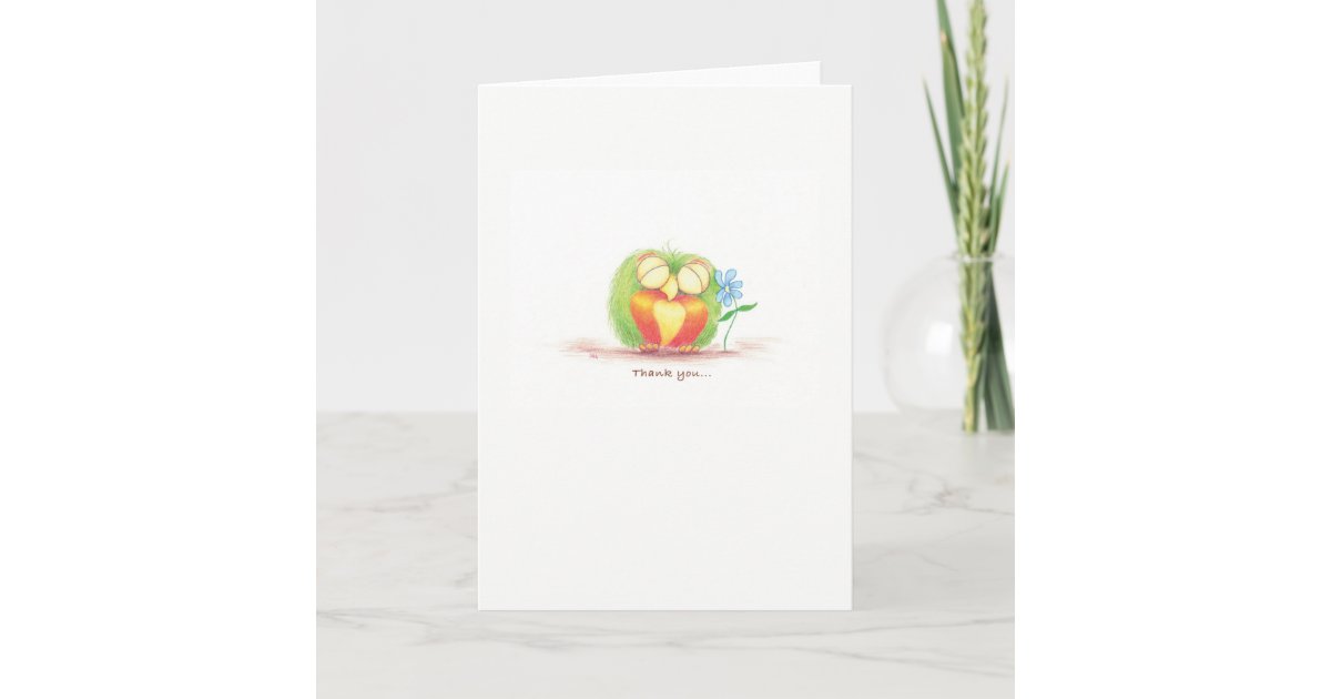 Sprout Thank You greeting card | Zazzle