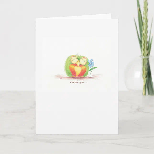 Sprout Thank You greeting card | Zazzle